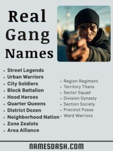 1300+ Best Gang Names: Cool, Funny, Badass & Unique Ideas